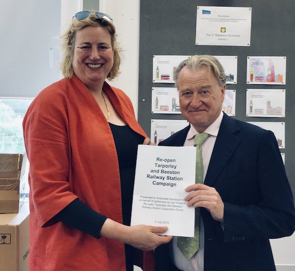 Campaign to reopen Tarporley railway station “on track” - So Counties