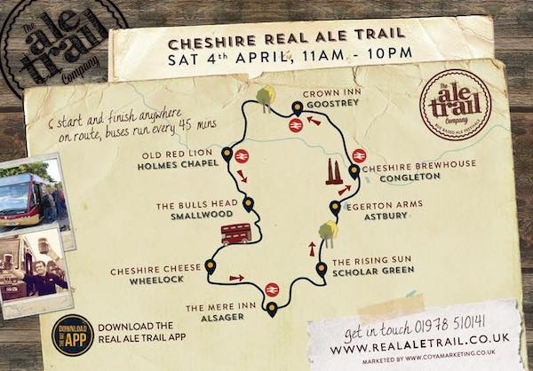 Cheshire Real Ale Trail returns 4th April - So Counties
