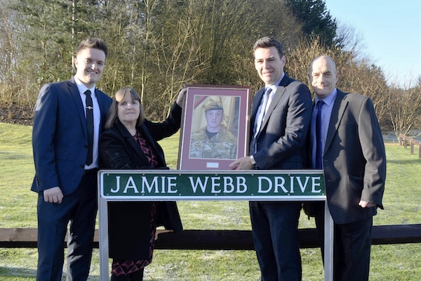 Road named as tribute to Cheshire soldier killed in Afghanistan - So ...