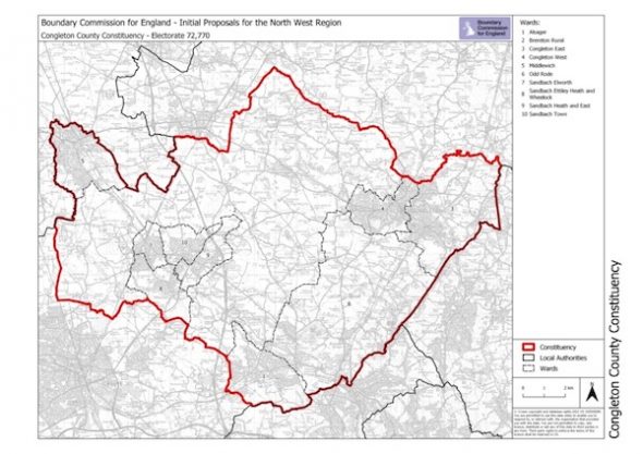 Boundary Commission for England’s review of constituencies in Cheshire ...