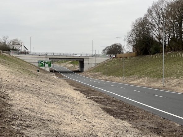 Completion of Poynton relief road marked in style - So Counties